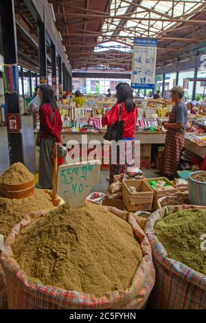 Thimphu's Weekend Market Stock Photo - Alamy