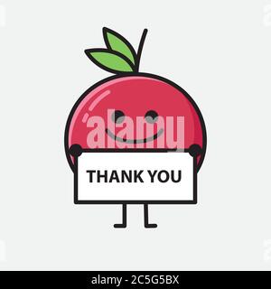 An illustration of Cute Ugni Fruit Mascot Vector Character Stock Vector ...