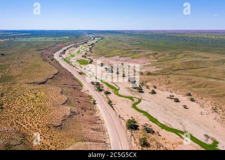Overhead Landscape in the Kalahari Desert, Namibia Stock Photo - Alamy