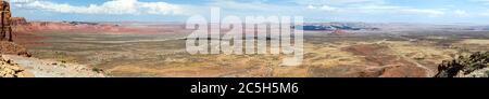 Ultra wide screen high res US desert panorama Stock Photo - Alamy