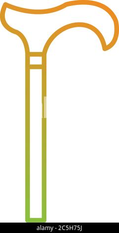 Unique Walking stack Vector Line Icon Stock Vector Image & Art - Alamy