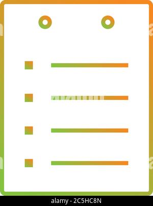 Unique Notes Vector Line Icon Stock Vector Image & Art - Alamy