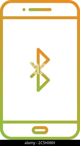 Unique Bluetooth Connectivity Vector Line Icon Stock Vector Image & Art ...