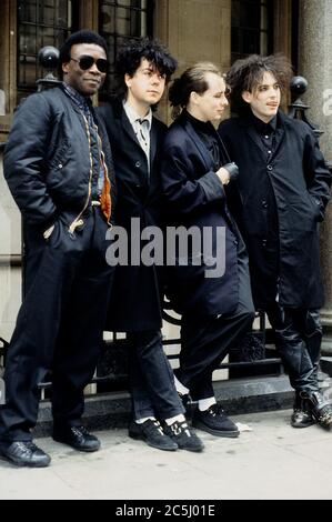 Laurence Tolhurst, Robert Swithh and Andy Anderson of The Cure at a ...