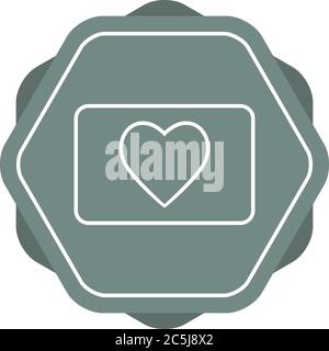 Unique Heart Vector Line Icon Stock Vector Image & Art - Alamy