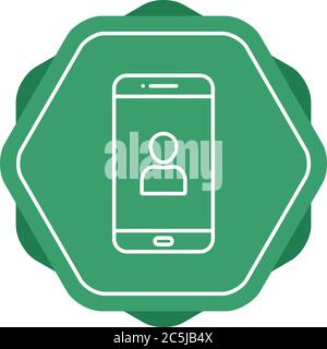 Unique User Account Vector Line Icon Stock Vector Image & Art - Alamy