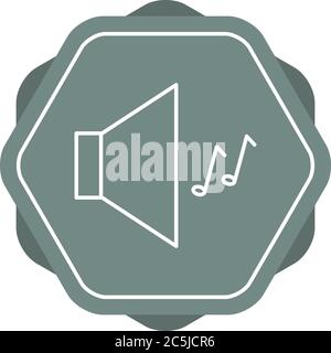 Unique Sound Vector Line Icon Stock Vector Image & Art - Alamy