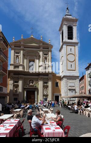 Nice Cathedral, Place Rossetti, Nice, Provence-Alpes-Cote d'Azur ...