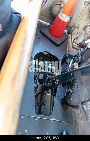 A San Francisco Cable Car Brake Man Takes A Break. California Street ...