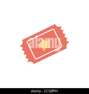 movie ticket isolated icon Stock Vector Image & Art - Alamy