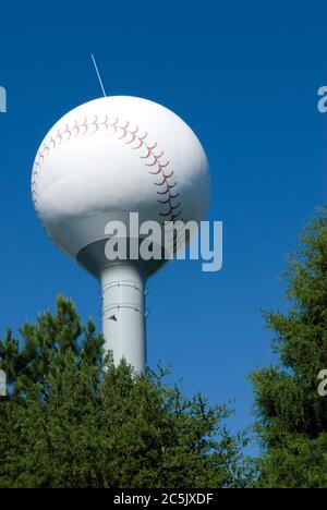 Giant Baseball Water Tower at Fort Mill SC Stock Photo - Alamy