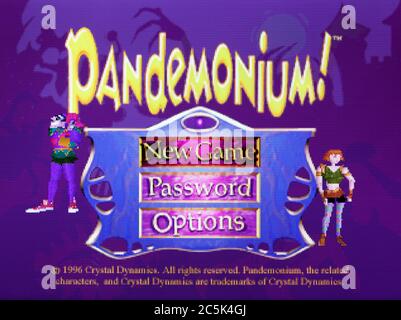 Pandemonium 2 - Sony Playstation 1 PS1 PSX - Editorial use only Stock ...