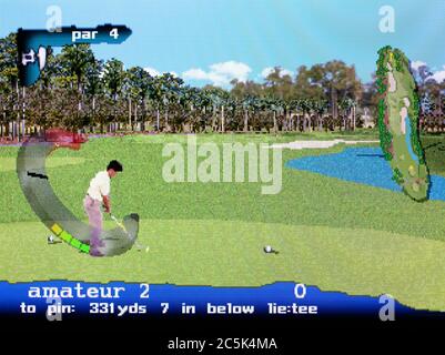 PGA Tour - Sony Playstation 1 PS1 PSX - Editorial use only Stock Photo ...