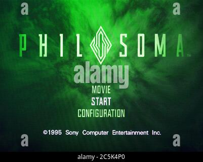 Philosoma - Sony Playstation 1 PS1 PSX - Editorial use only Stock Photo ...
