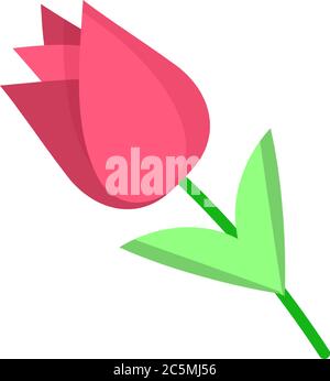 Spring Flower Icon. Flat Color Design. Vector Illustration Stock Vector ...