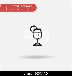 Aperol spritz Simple vector icon. Modern, simple flat vector ...