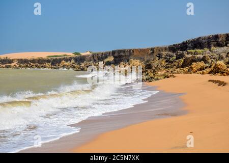 Beach, Playa Taroa, Punta Gallinas, La Guajira, Colombia Stock Photo ...