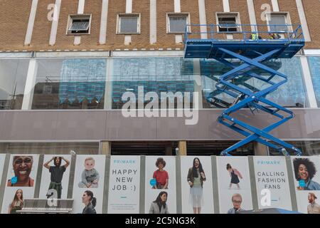 Primark store in Southend on Sea High Street with Christmas lights ...