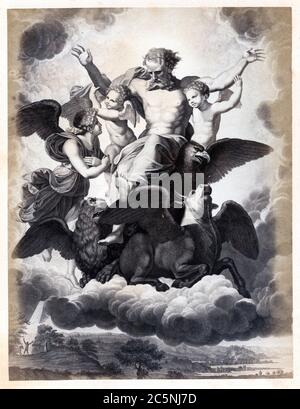 Ezekiel's Vision, painting by Raphael Stock Photo - Alamy