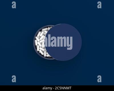 Sleeping Blue Moon Stock Photo - Alamy