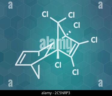 Aldrin banned pesticide. Once widely used as insecticide, known as a ...
