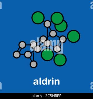 Aldrin banned pesticide. Once widely used as insecticide, known as a ...