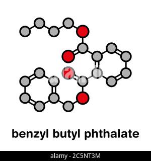 Benzyl butyl phthalate (benzylbutylphthalate, BBzP, BBP) plasticizer ...