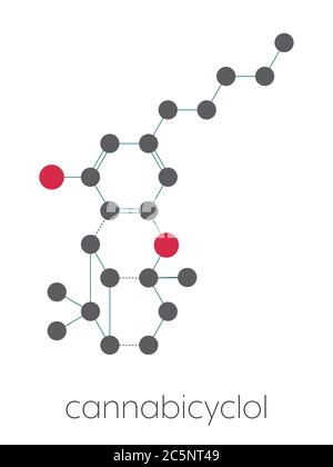 CBL cannabinoid molecule, illustration Stock Photo - Alamy