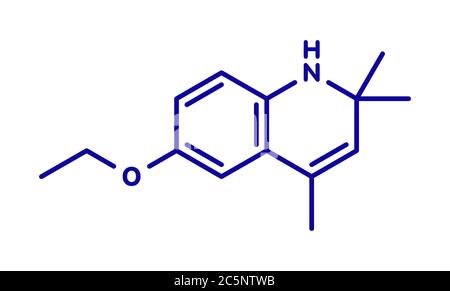 Ethoxyquin antioxidant food preservative molecule. Also used to control ...