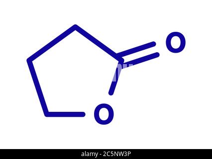 Gamma-butyrolactone (GBL) solvent molecule. Used as prodrug form of GHB ...