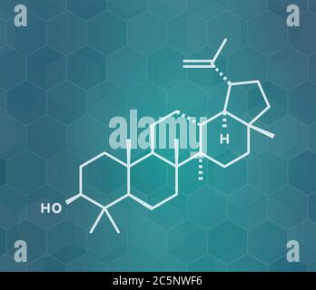 Lupeol molecule. Skeletal formula Stock Photo - Alamy