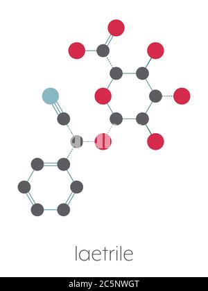 Amygdalin skeletal formula Stock Photo - Alamy