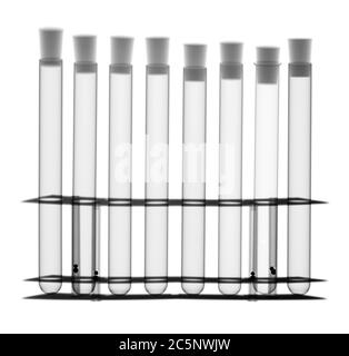 Test tubes, X-ray Stock Photo - Alamy
