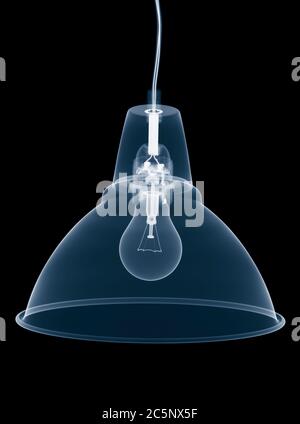 Hanging lamp, X-ray Stock Photo - Alamy