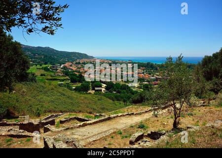 Archaeological Park of Elea - Velia, Marina di Ascea. Medieval castle ...