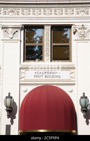 California Fruit Building in downtown Sacramento, California, USA Stock ...