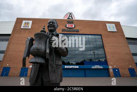 The DW stadium at Robin Park Wigan. DW Stadium, home of Wigan Athletic ...