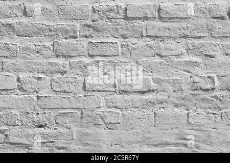 Whitewashed brick wall texture or background Stock Photo - Alamy