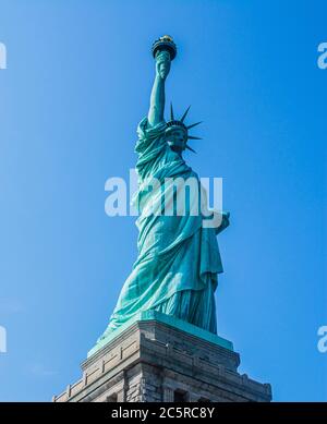 Statue of Liberty front view New York City Stock Photo - Alamy