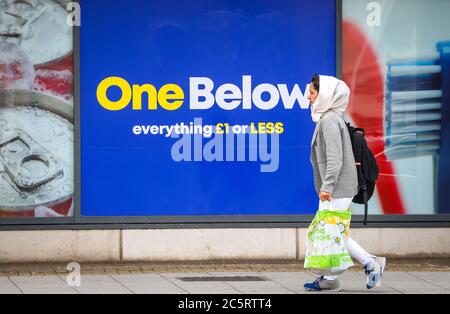One Below store in Southampton Stock Photo - Alamy