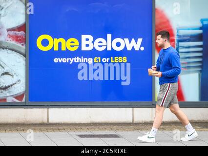 One Below store in Southampton Stock Photo - Alamy