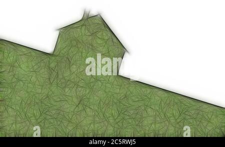 echo house metaphor made in 3d software Stock Photo - Alamy