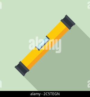 Construction level bar icon. Flat illustration of construction level ...