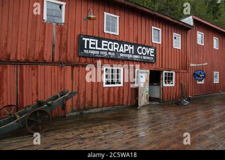 City Views of Telegraph Cove in Canada Stock Photo - Alamy