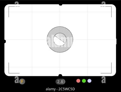 Classic SLR viewfinder, with free space for your pics Stock Vector ...