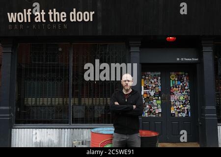 Northern Quarter of Manchester which has many bar and restaurants ...