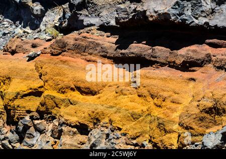 Seamless Colored Dry Hardened Volcanic Lava Texture Stock Photo - Alamy