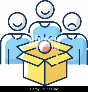 Production line RGB color icon Stock Vector Image & Art - Alamy