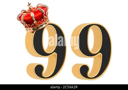 Set of nine crown on the white background Stock Photo - Alamy