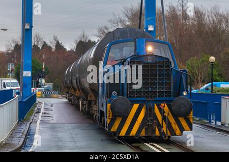 Sentinel diesel loco at Ribble Steam Railway and Museum, Preston ...